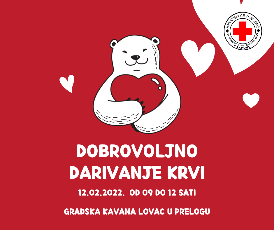 Dobrovoljna akcija darivanja krvi sutra u Prelogu | medjimurski.hr