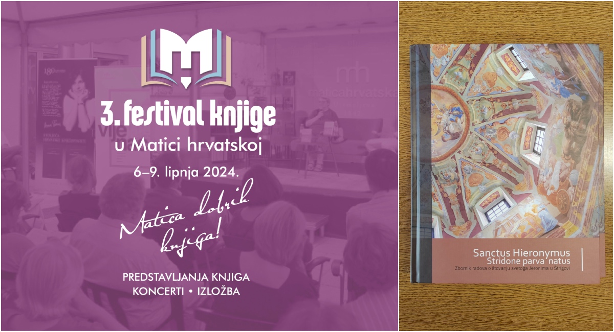 Sveti Jeronim na Trećem festivalu knjige u Matici hrvatskoj | Vijesti ...