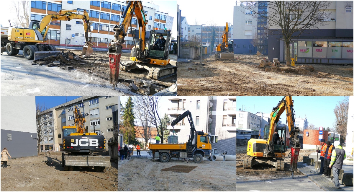 FOTO Počelo uređenje najužeg dijela Čakovca: Uske ulice i pripadajućih ...