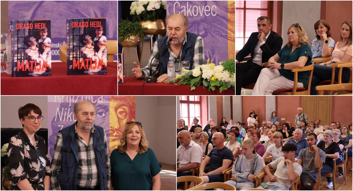 FOTO Dirljivo predstavljanje knjige ‘Matija’: Drago Hedl u Čakovcu ...