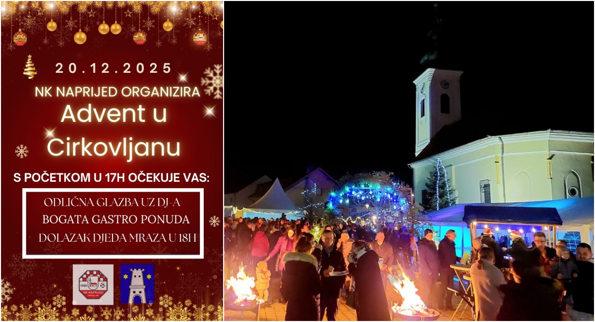 NK Naprijed i ove godine organizira Advent u Cirkovljanu uz glazbu ...